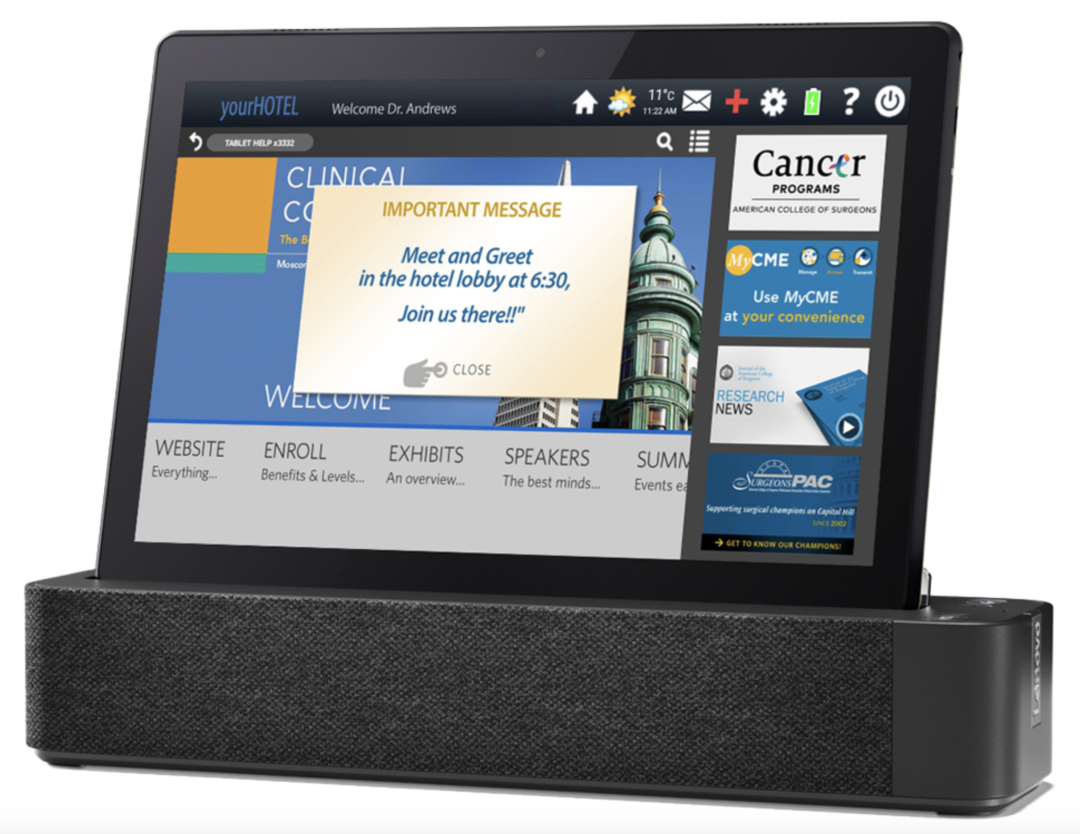 Hotel Communication Network Introduces Guestroom Tablets to the HX ...